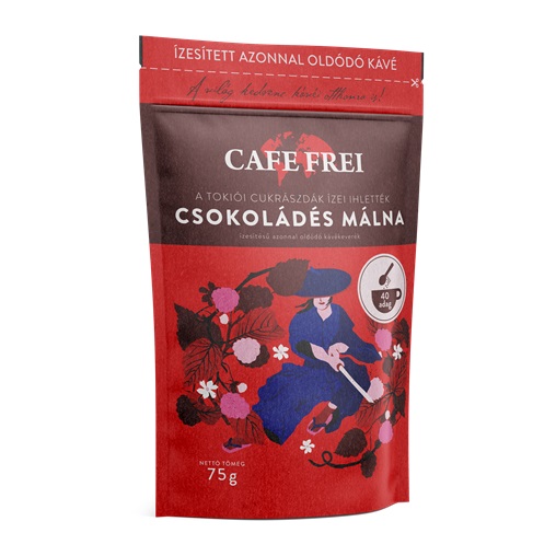 CAFE FREI INSTANT KÁVÉ 75G CSOKOLÁDÉS MÁLNA ÍZESÍTÉSŰ - Dél-100 nagyker ...