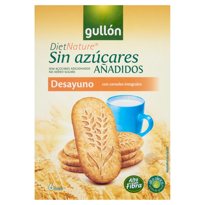 GULLÓN ZERO NO SUGAR REGGELI KEKSZ 216G TELJES KIŐRLÉSŰ - Dél-100 nagyker áruház