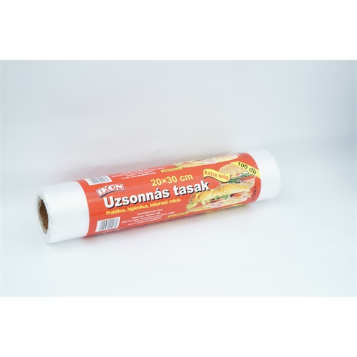 IKON UZSONNÁS TASAK EXTRA ERŐS 1KG-OS 20X30CM 100DB/ROLL - Dél-100 ...