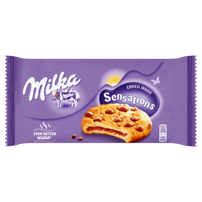 MILKA COOKIES SENSATIONS TT. KEKSZ 156G SOFT INSIDE CHOCO - Dél-100 ...