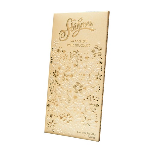 STÜHMER TÁBLÁS FEHÉRCSOKI 90G KARAMELLIZÁLT - KRÉMSZÍNŰ VIRÁGOS - Dél ...