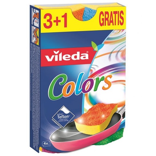 VILEDA MOSOGATÓSZIVACS COLOR PUR ACTIVE 3+1DB-OS 169492 - Dél-100 ...
